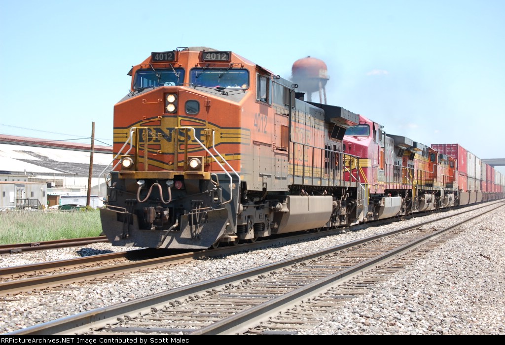 BNSF 4012, ??, 4842 & 4502